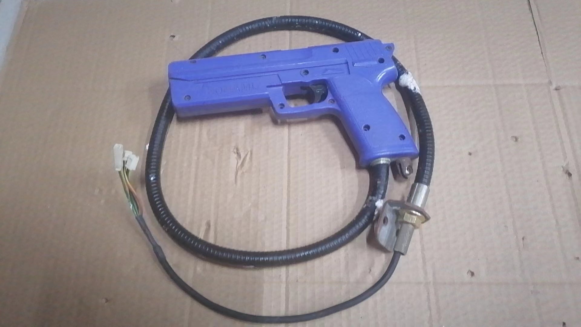 UNTESTED KONAMI EVIL NIGHT / TOTAL VICE ARCADE MACHINE GAME GUN #8