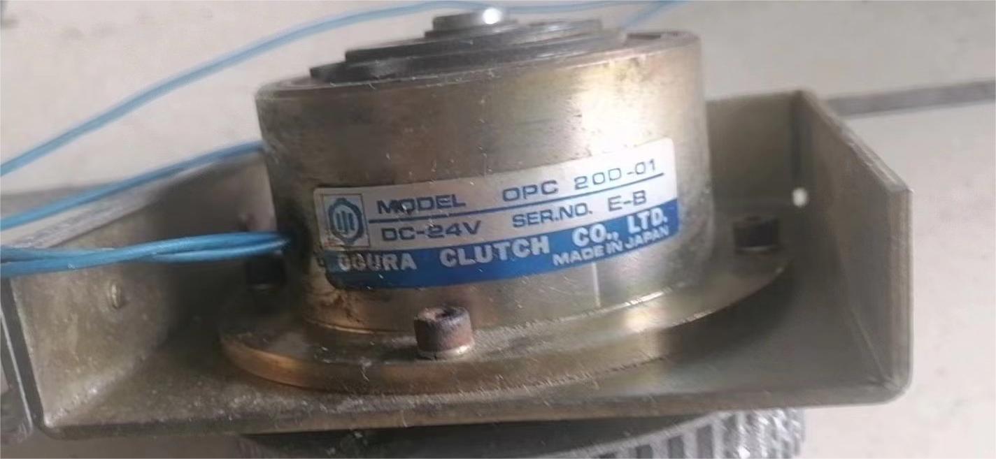USED JAPAN OGURA Magnetic Particle Brake OPB 20N-01.DC24V.WORKING