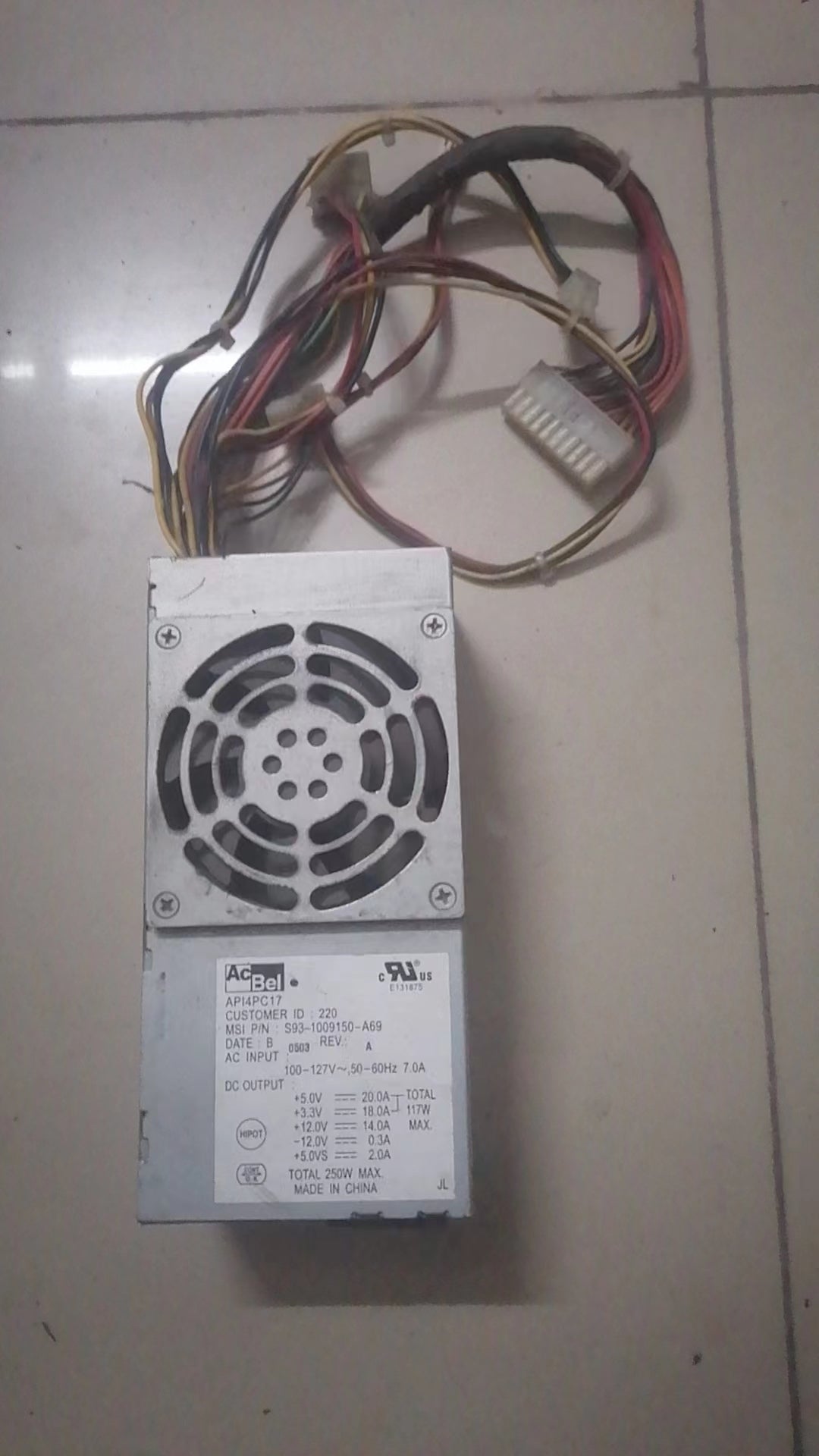 Taito type X system power supply working