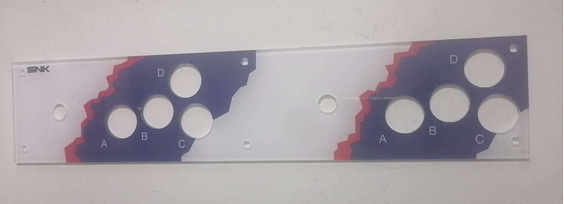 SNK Neo SC19-4 Candy Cabinet control panel acrylic part New Re-manufac
