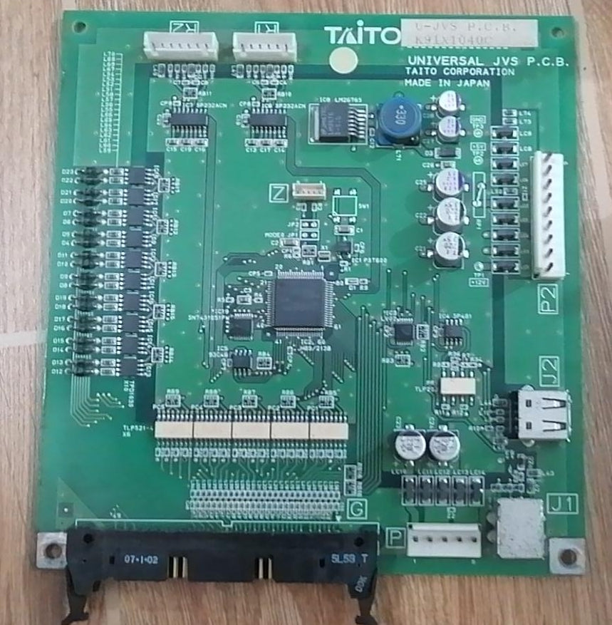 TAITO ARCADE UNIVERSAL JVS PCB.K91X1040C WORKING