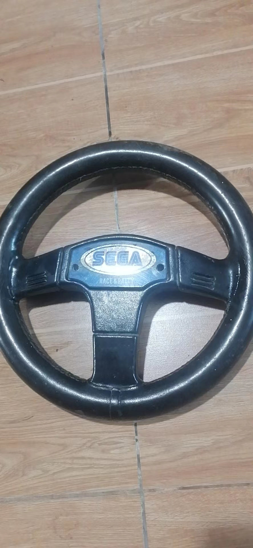 sega VIRTUA RACING arcade steering wheel.